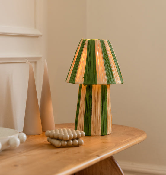 Raffia Lamp – Alexandra Gater